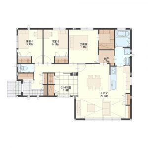 【注文住宅】3～4人家族に最適な3LDKの間取りとは？実例も紹介 | 住まいづくりに役立つ情報サイト「home tag」