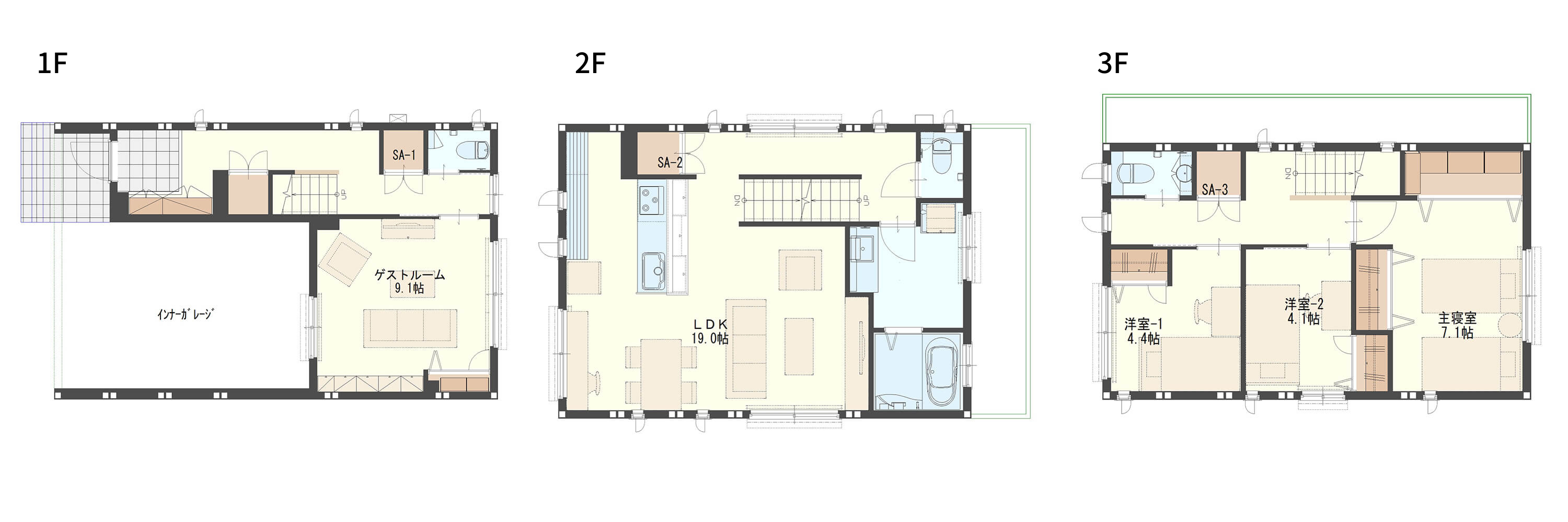 【注文住宅】3階建てのビルトインガレージにするメリット・デメリットは？ | 住まいづくりに役立つ情報サイト「home tag」