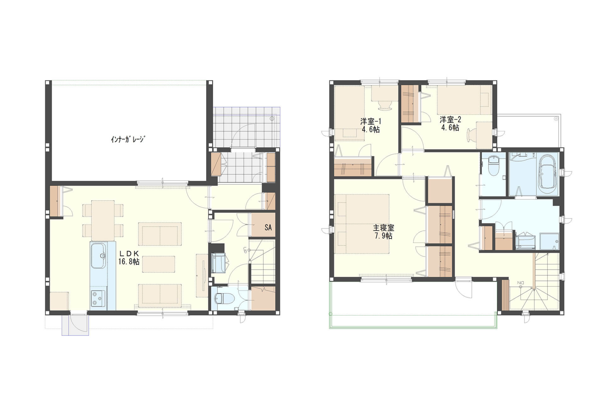 【注文住宅】3～4人家族に最適な3LDKの間取りとは？実例も紹介 | 住まいづくりに役立つ情報サイト「home tag」