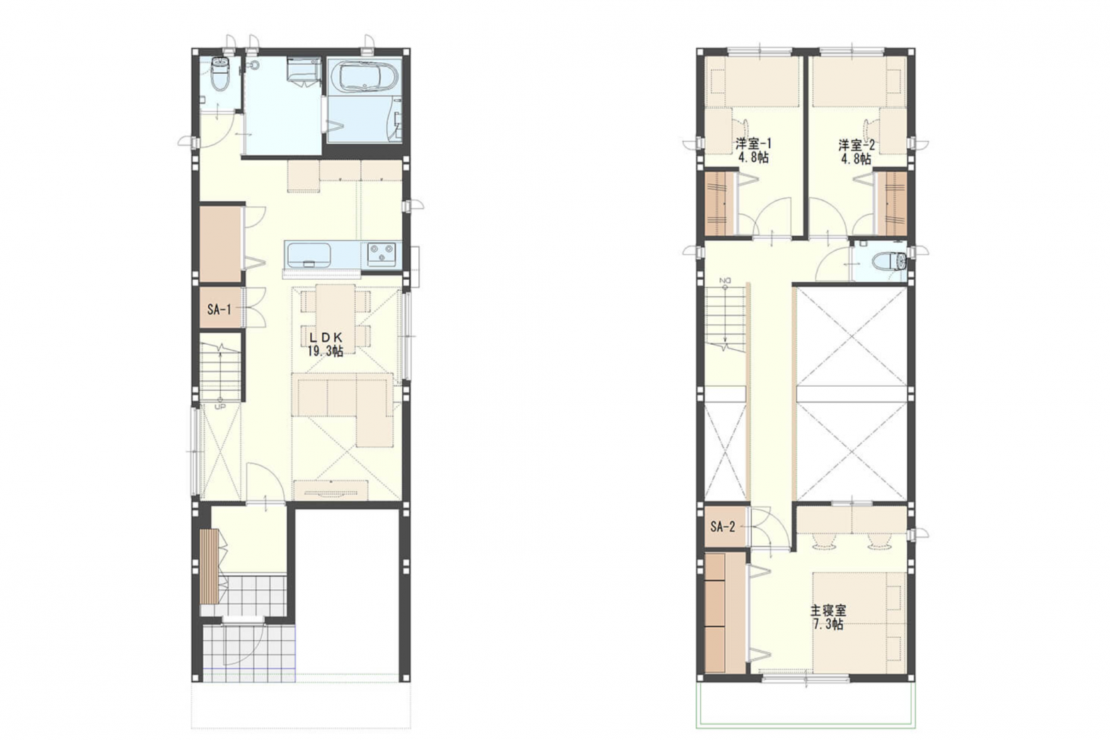 2階建てガレージハウスを建てたい！建築費用の目安やおすすめの間取りも紹介 | 住まいづくりに役立つ情報サイト「home tag」