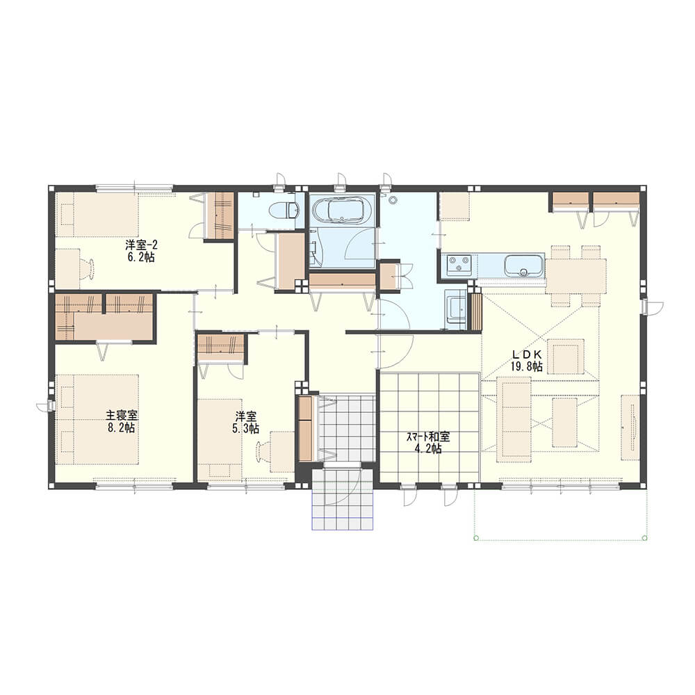 【注文住宅】吹き抜けのある30坪台・間取り実例 | 住まいづくりに役立つ情報サイト「home tag」